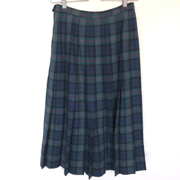 Pendleton | Skirts | Pendleton Vintage Plaid Skirt Virgin Wool | Poshmark